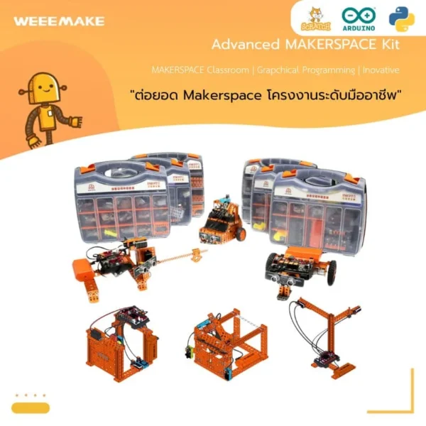 ชุดเรียนรู้ Advanced Makerspace Kit | STEM ชุดใหญ่ MAKERSPACE
